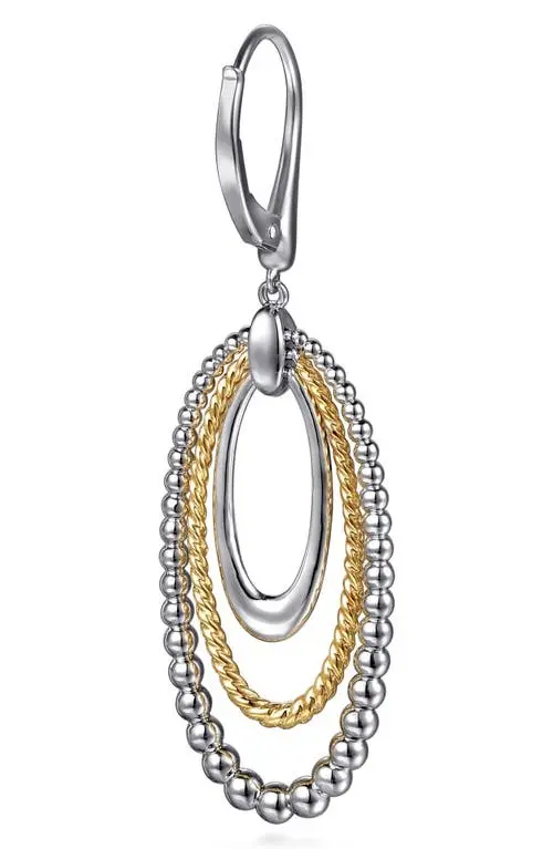 GABRIEL & CO. 14k Gold And Drop Earrings