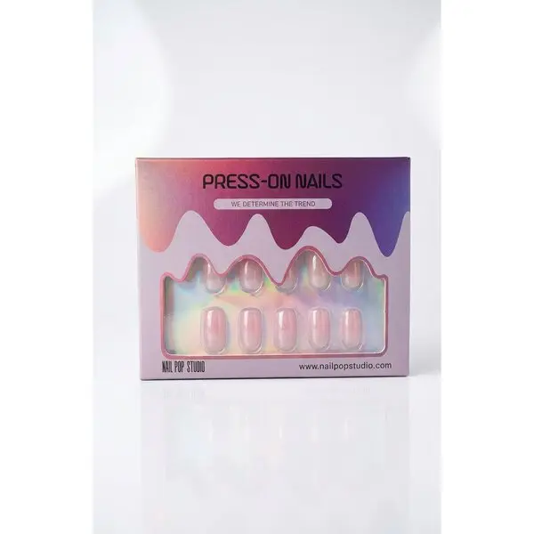 NAIL POP STUDIO Square Press On Nails