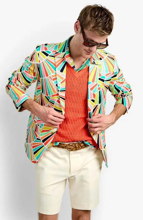 Mr Turk Thurston Print Blazer