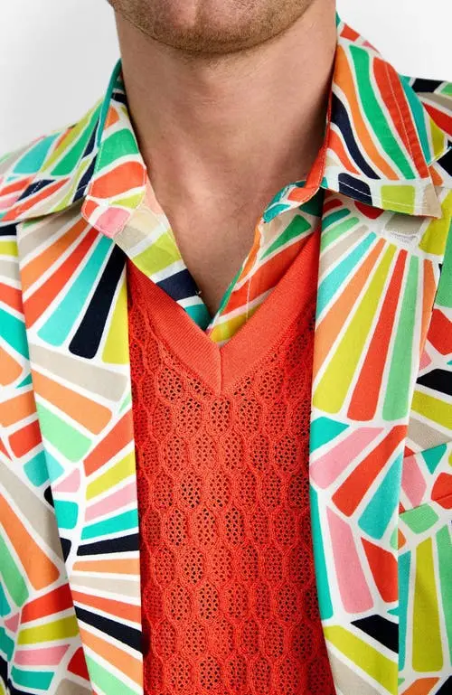 Mr Turk Thurston Print Blazer