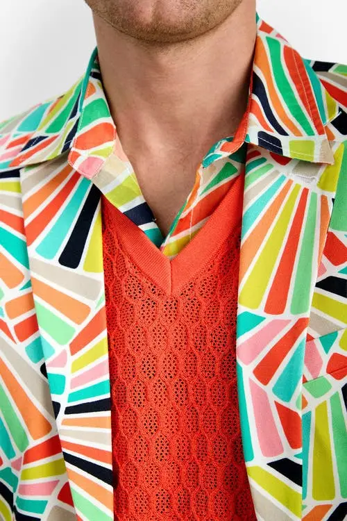 Mr Turk Thurston Print Blazer