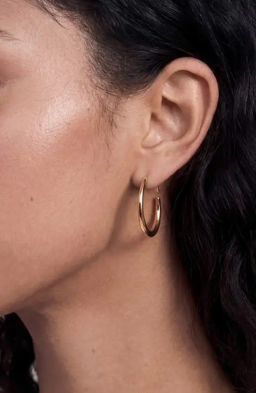 Ettika Circle Threader Hoop Earrings - Gold