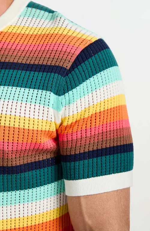 Mr Turk Carlos Short-sleeve Mesh Crewneck