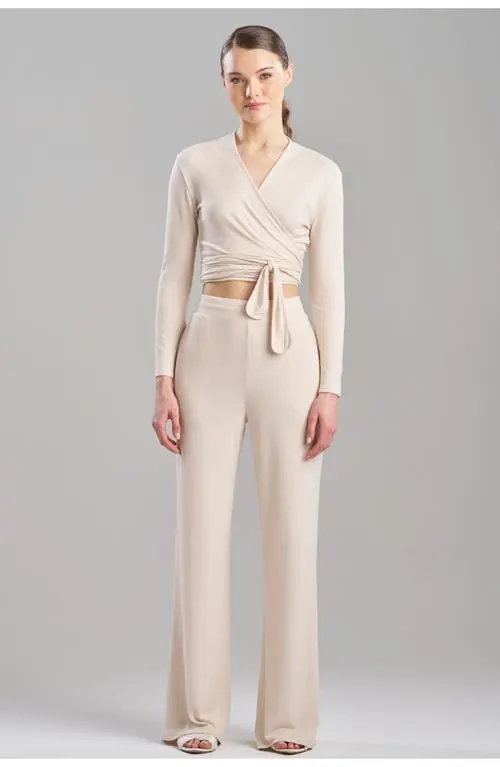 Natori Bliss Essentials Ballet Wrap - Wheat