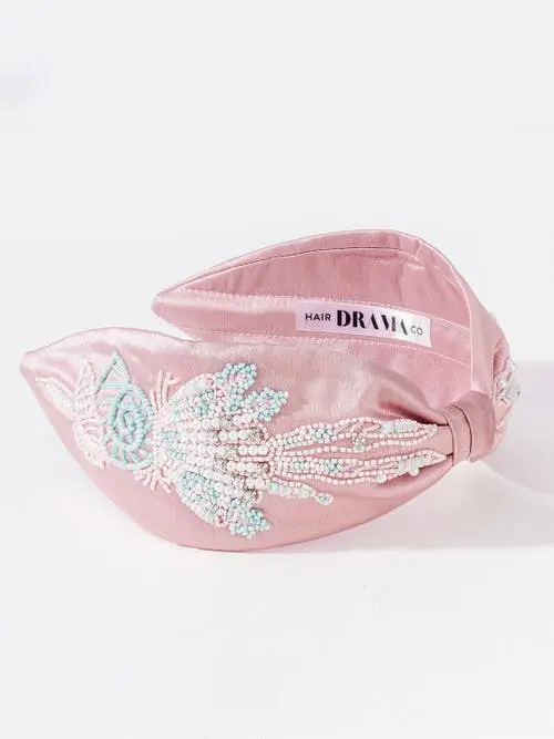 HAIR DRAMA CO Embellished Knotted Hair Band