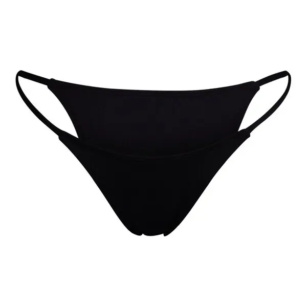 MINIMALE ANIMALE Ultra Brief Bikini Bottom Dark Seas - Black