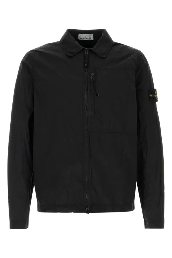 Stone Island Nylon Shirt - Black