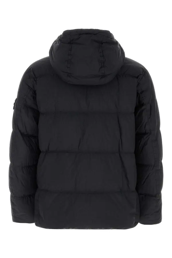 Stone Island Padded Down Jacket - Black