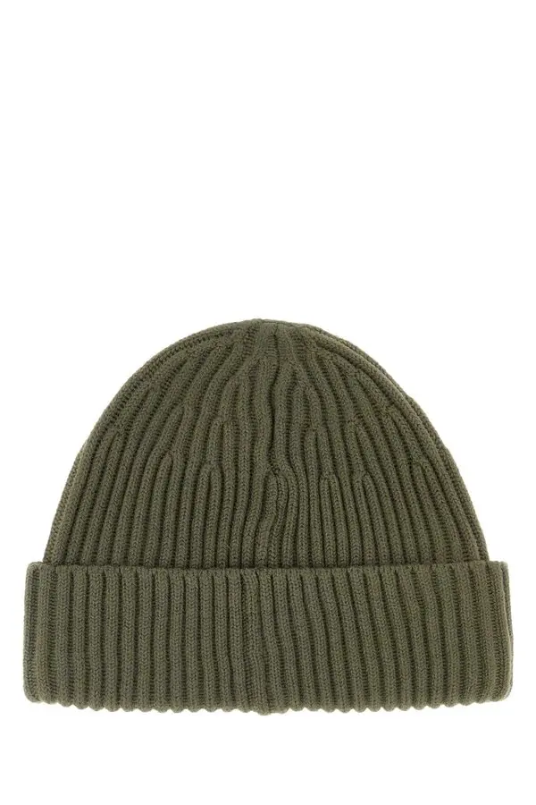 Stone Island Army Wool Beanie Hat