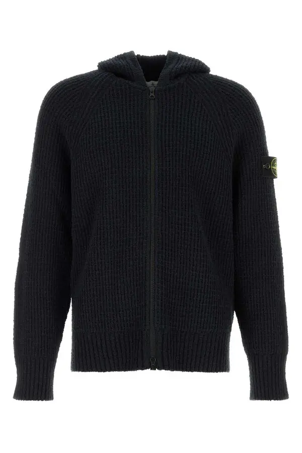 Stone Island Midnight Cotton Blend Sweatshirt - Blue