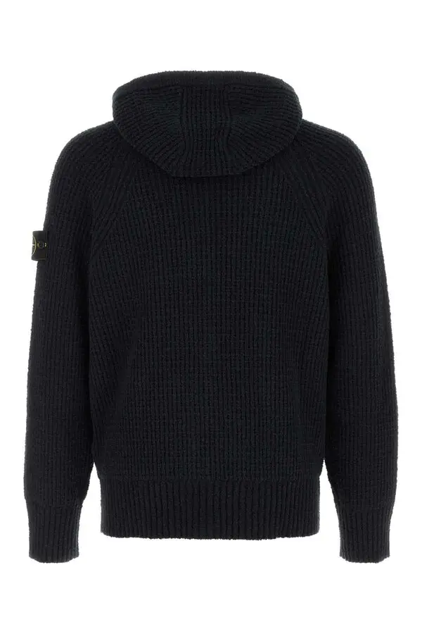 Stone Island Midnight Cotton Blend Sweatshirt - Blue
