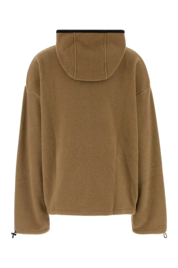 Miu Miu Camel Pile Oversize Sweatshirt