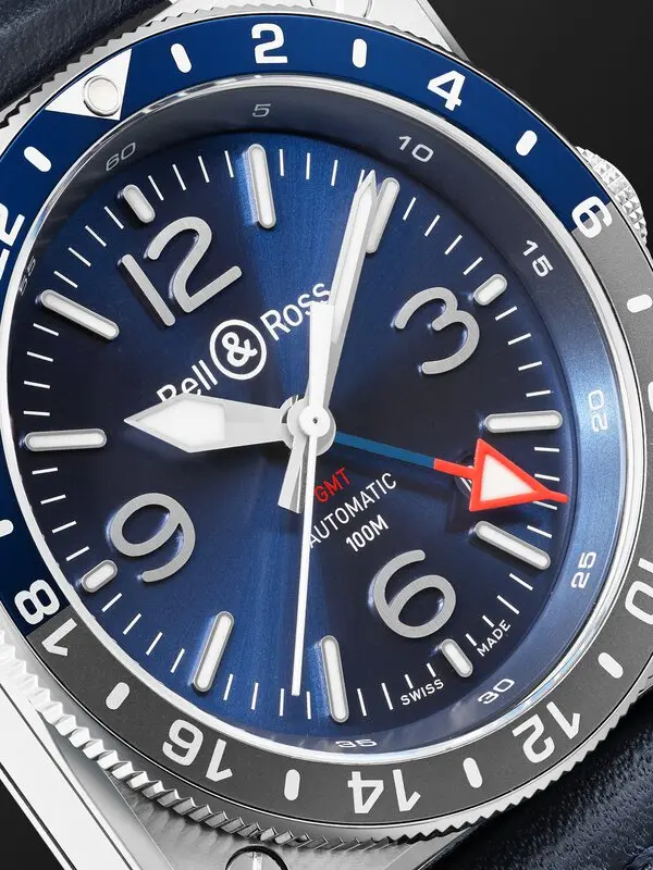 BELL & ROSS Br 03-93 Gmt Automatic Stainless Steel Watch