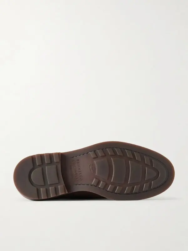 Brunello Cucinelli Suede Derby Shoes