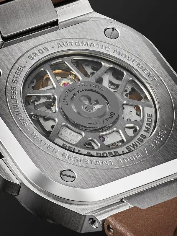 BELL & ROSS Br 05 Skeleton Automatic Stainless Steel Watch