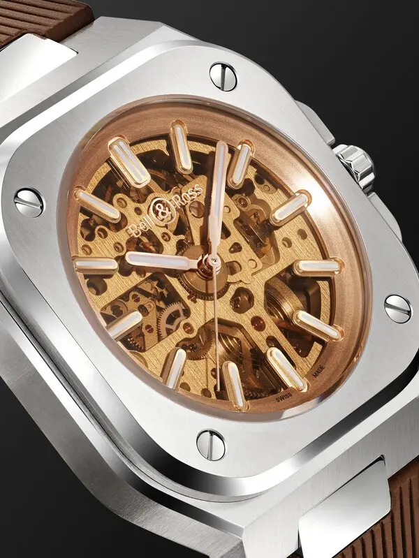 BELL & ROSS Br 05 Skeleton Automatic Stainless Steel Watch