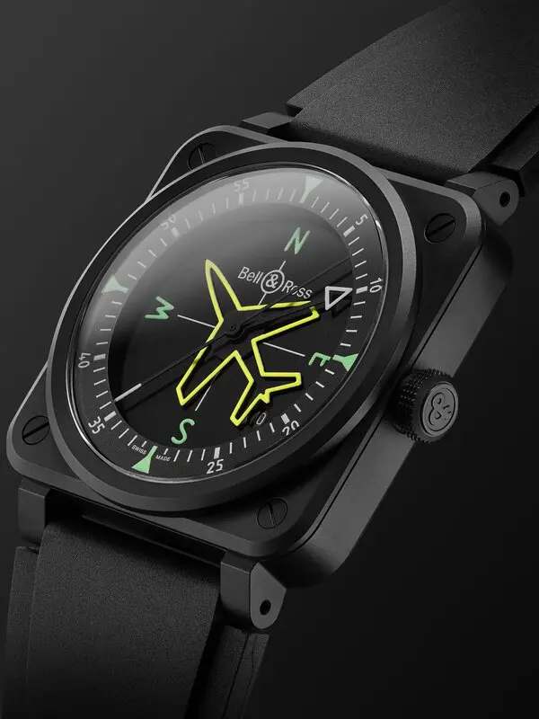 BELL & ROSS Br 03 Gyrocompass Automatic Ceramic Watch