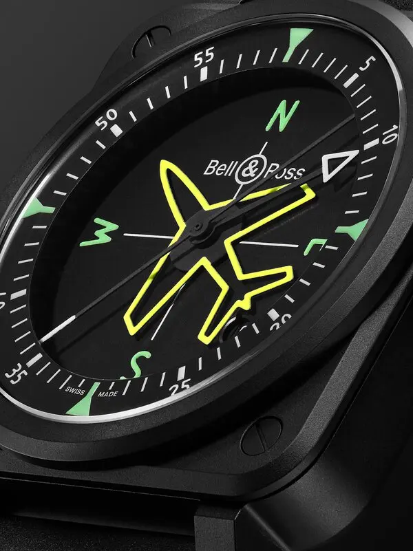 BELL & ROSS Br 03 Gyrocompass Automatic Ceramic Watch