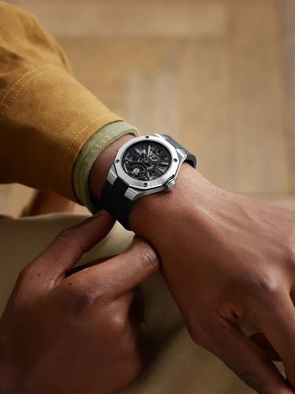 Baume & Mercier Riviera Automatic Skeleton Stainless Steel Watch