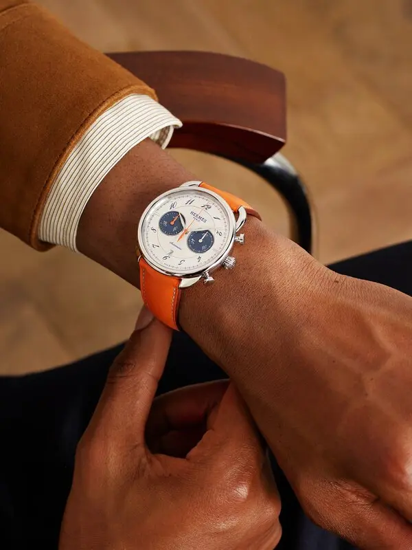 Hermès Arceau Chronograph Stainless Steel Watch