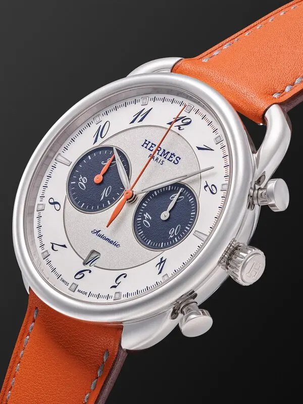 Hermès Arceau Chronograph Stainless Steel Watch