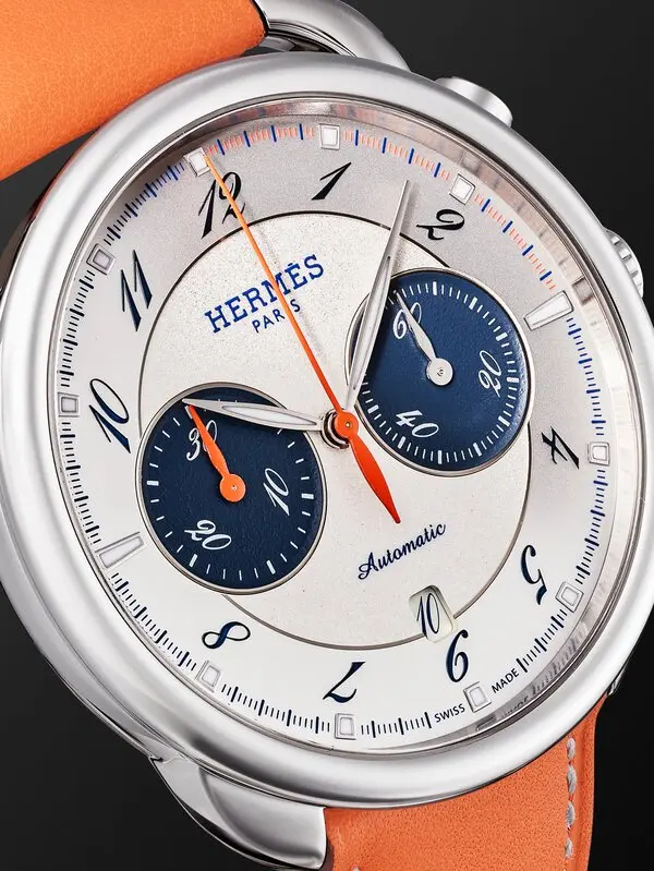 Hermès Arceau Chronograph Stainless Steel Watch