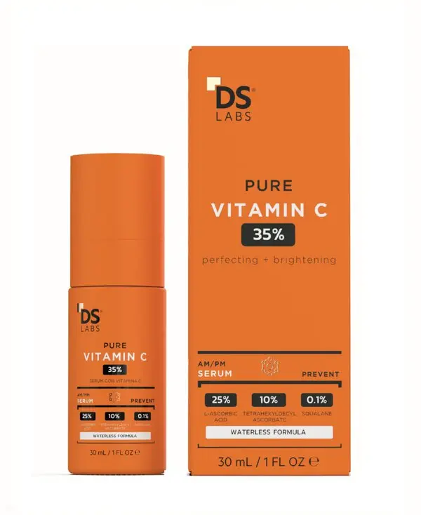 DS LABORATORIES Pure Vitamin C 35% Perfecting + Brightening Serum - No Color