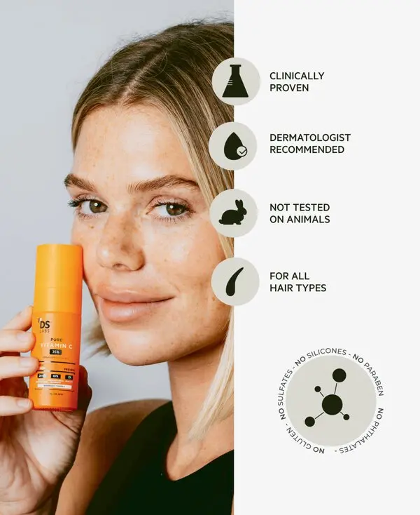 DS LABORATORIES Pure Vitamin C 35% Perfecting + Brightening Serum