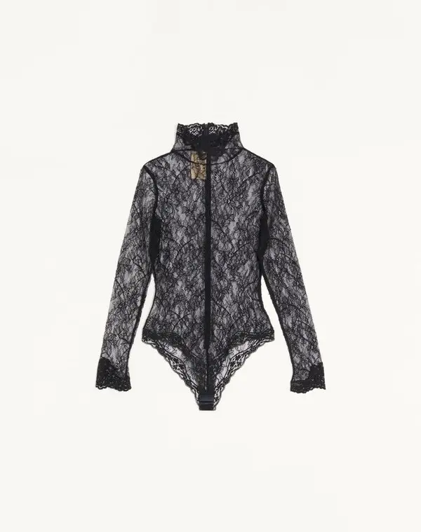 Valentino Garavani Floral Lace Body - Black