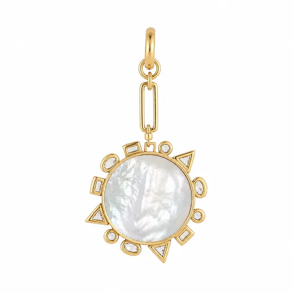 Mignonne Gavigan Semi Precious Mother Of Pearl Odyssey Charm - One-color