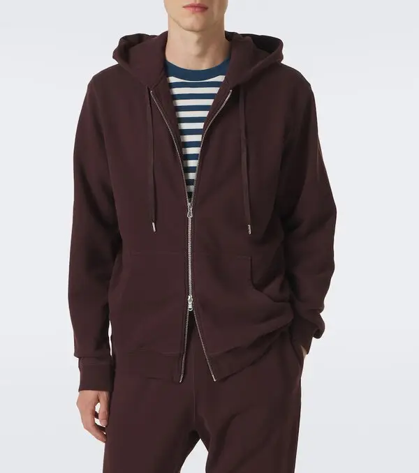 Sunspel Loopback Cotton Hoodie
