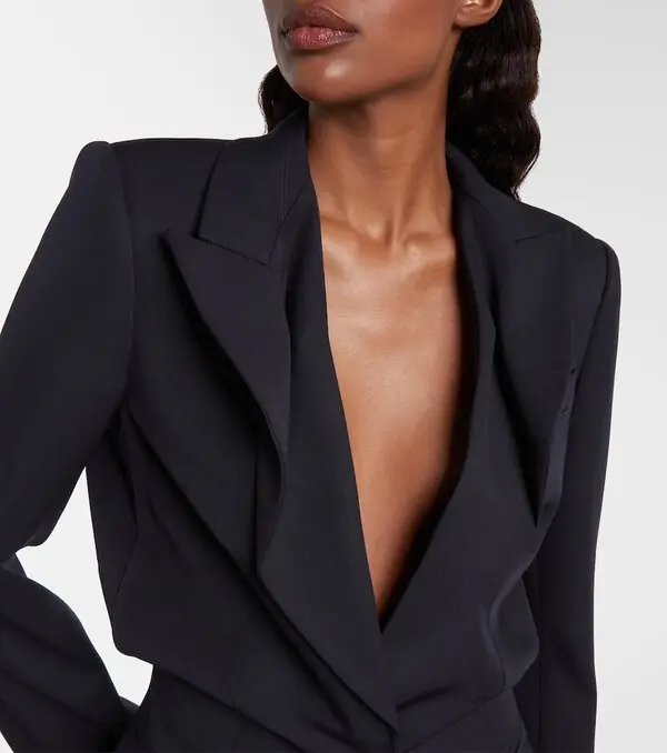 Alexander McQueen Wool Blazer - Blue