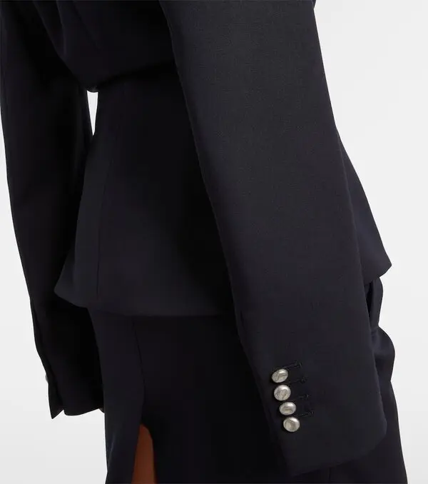 Alexander McQueen Wool Blazer - Blue