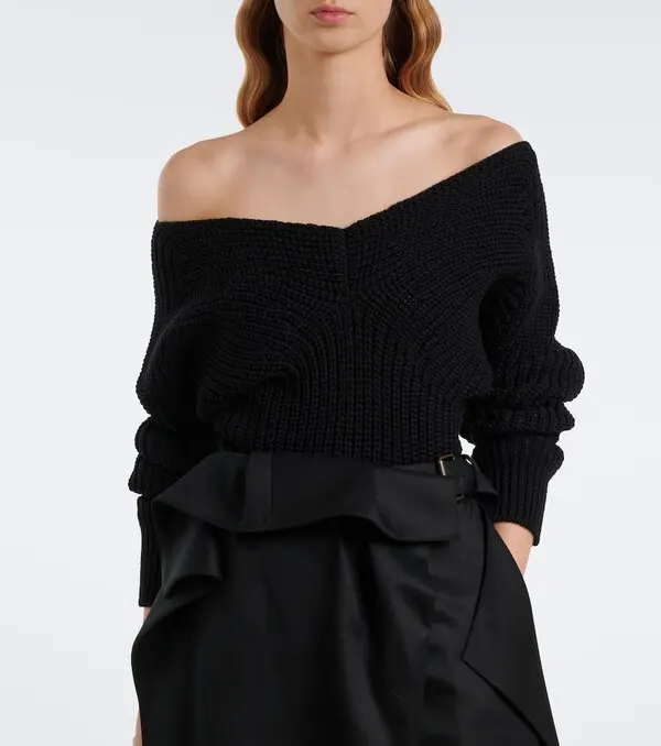 LEMAIRE Ribbed-knit Wool Sweater
