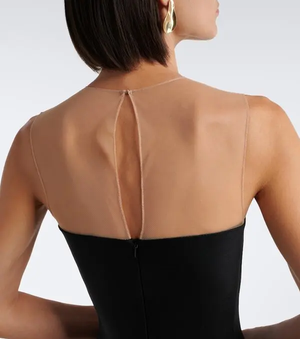 David Koma Embellished Floral-appliqué Mini Dress