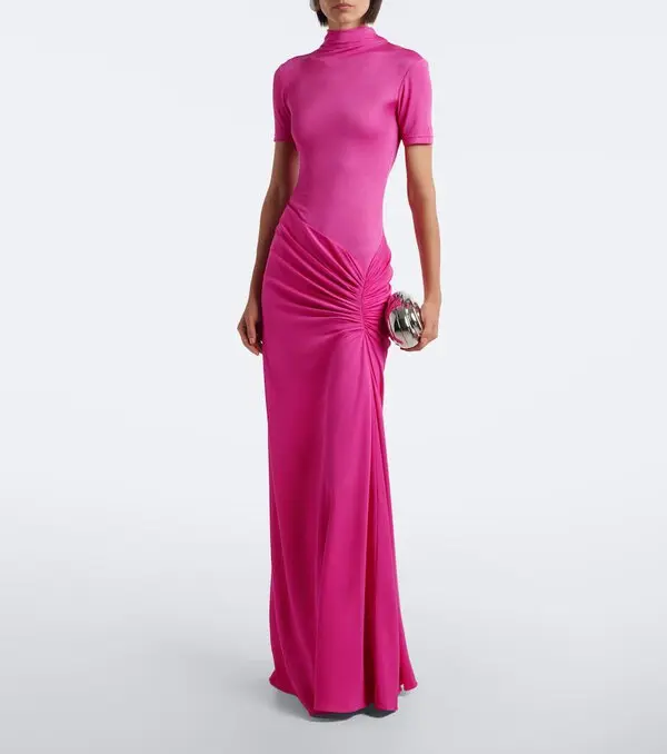 Christopher Esber Fusion Ruched Gown