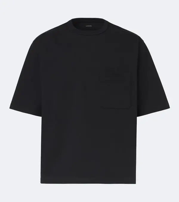 LEMAIRE Cotton Jersey T-shirt - Black