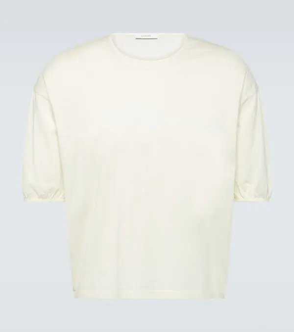 LEMAIRE Cotton Jersey T-shirt - Yellow