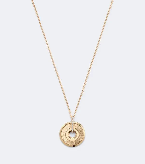 PIAGET Possession Decor Palace 18kt Rose Pendant Necklace With Diamonds