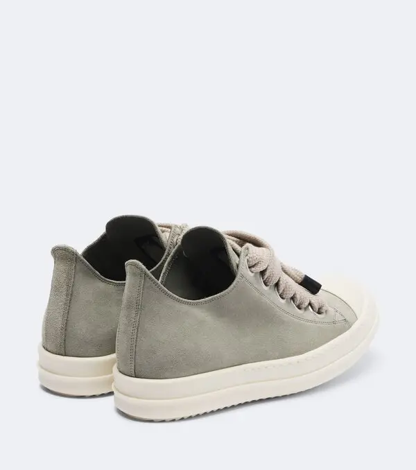 Rick Owens Jumbolace Suede Sneakers - Grey