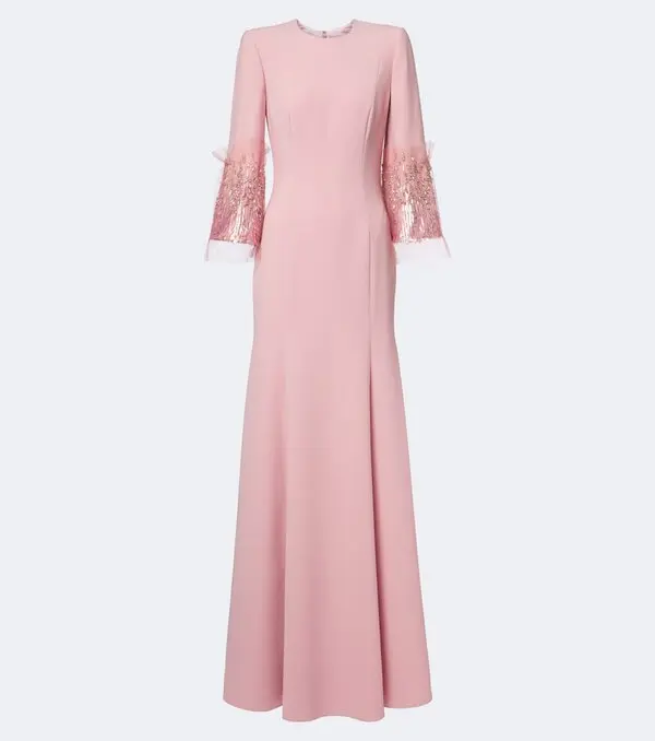 Jenny Packham Anita Embellished Gown - Pink