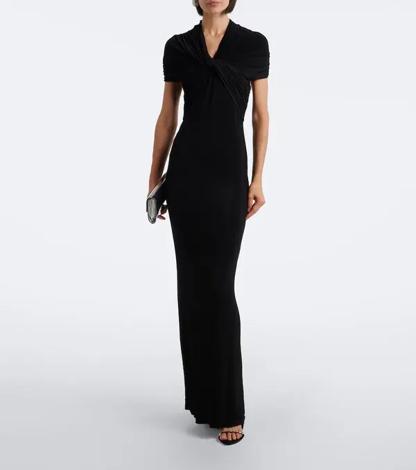 Tove Rama Gathered Maxi Dress