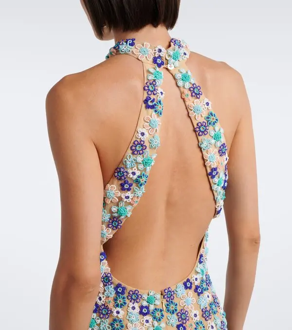 LA FUORI Arbor Beaded Minidress