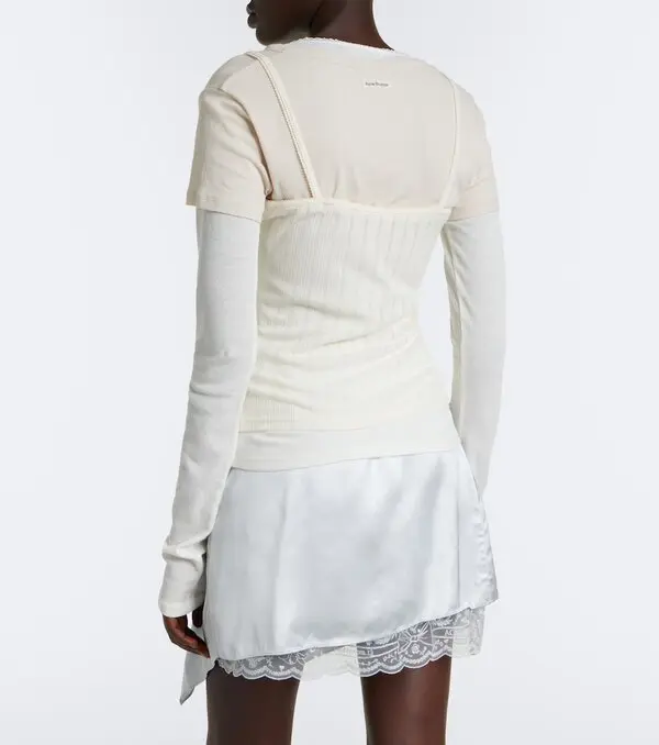 Acne Studios Layered Jersey Top