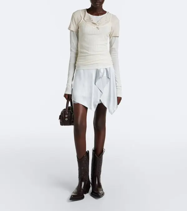 Acne Studios Layered Jersey Top