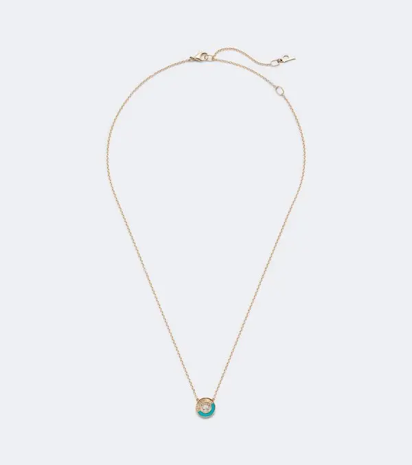 PIAGET Possession 18kt Rose Necklace With Turquoise And Diamond - Gold
