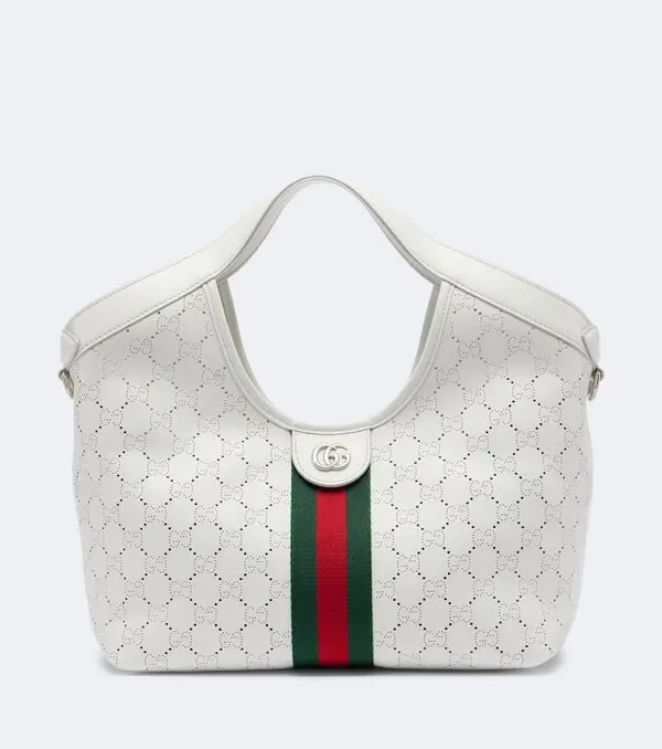 Gucci Giglio Small Leather Tote Bag