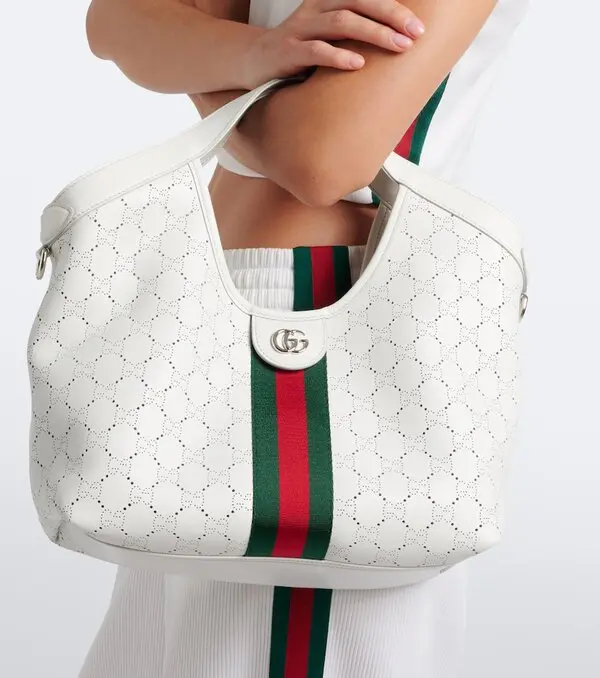 Gucci Giglio Small Leather Tote Bag