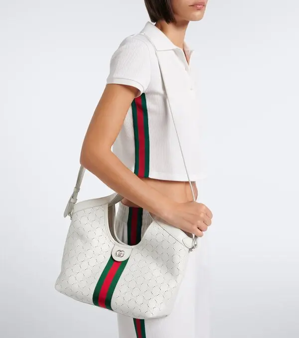Gucci Giglio Small Leather Tote Bag