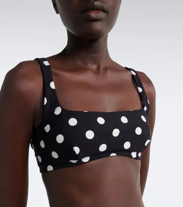 Hunza G Colette Polka Dot Bikini - Black